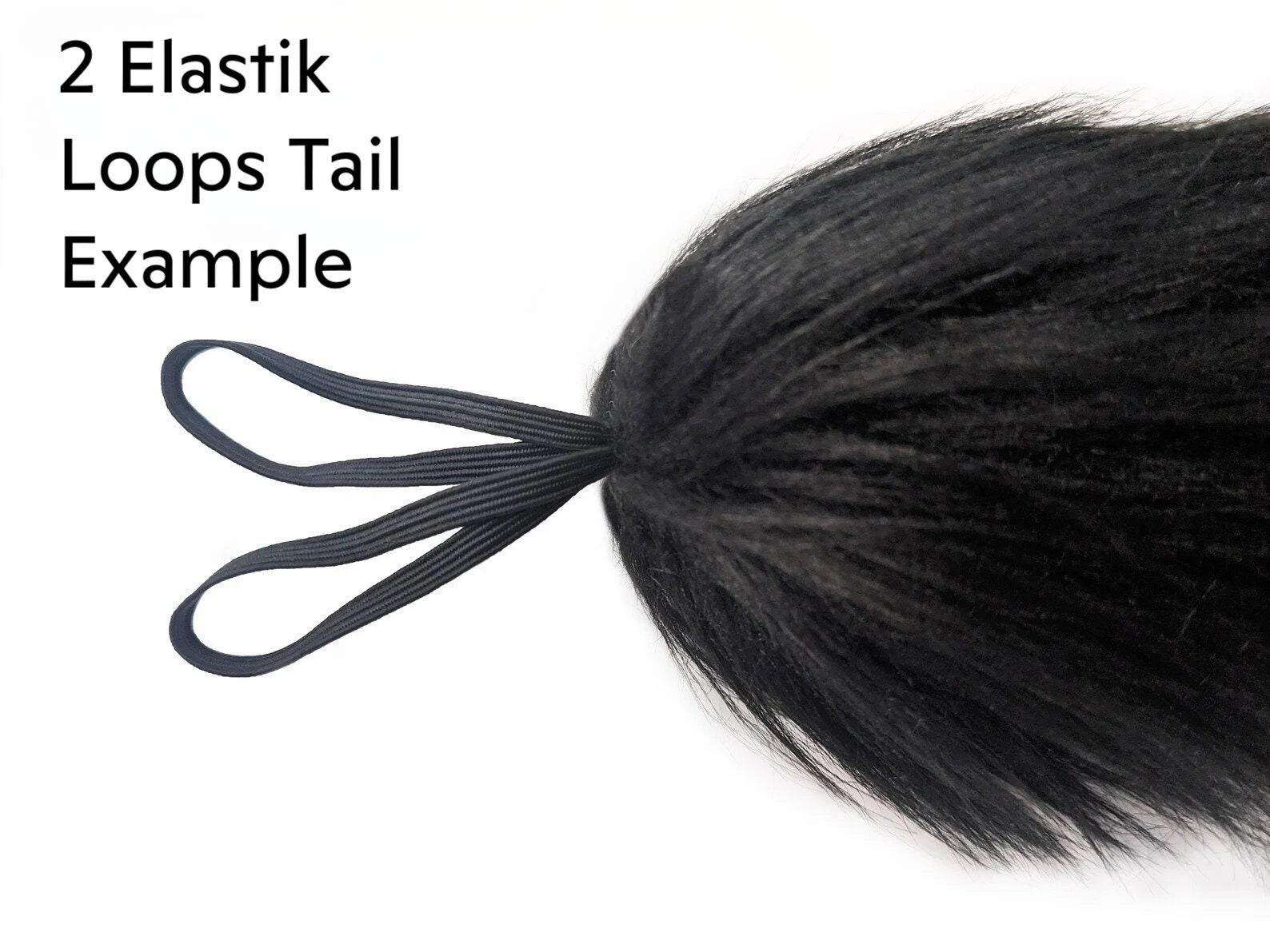Bunny Tail, Rabbit Tail, Bunny Cosplay Tail, Black Bunny Tail, Petplay ...