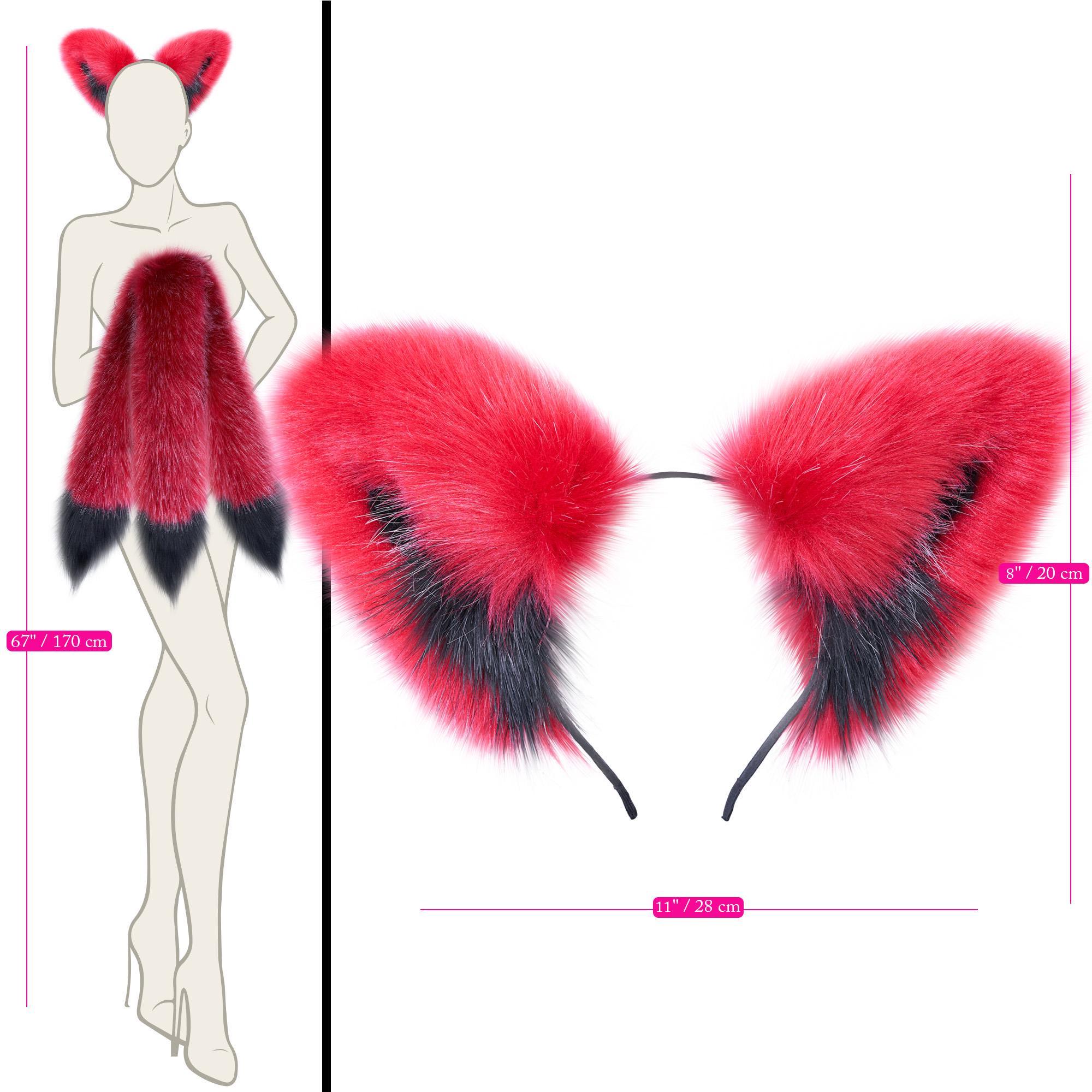 3 Tailed Kitsune Tail, Kitsune Tail, Custom Tail, OKOVA Tail - Etsy