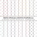 Mini Polka Dots Digital Paper, Polka Dot Digital Paper, Mini Dots Paper ...