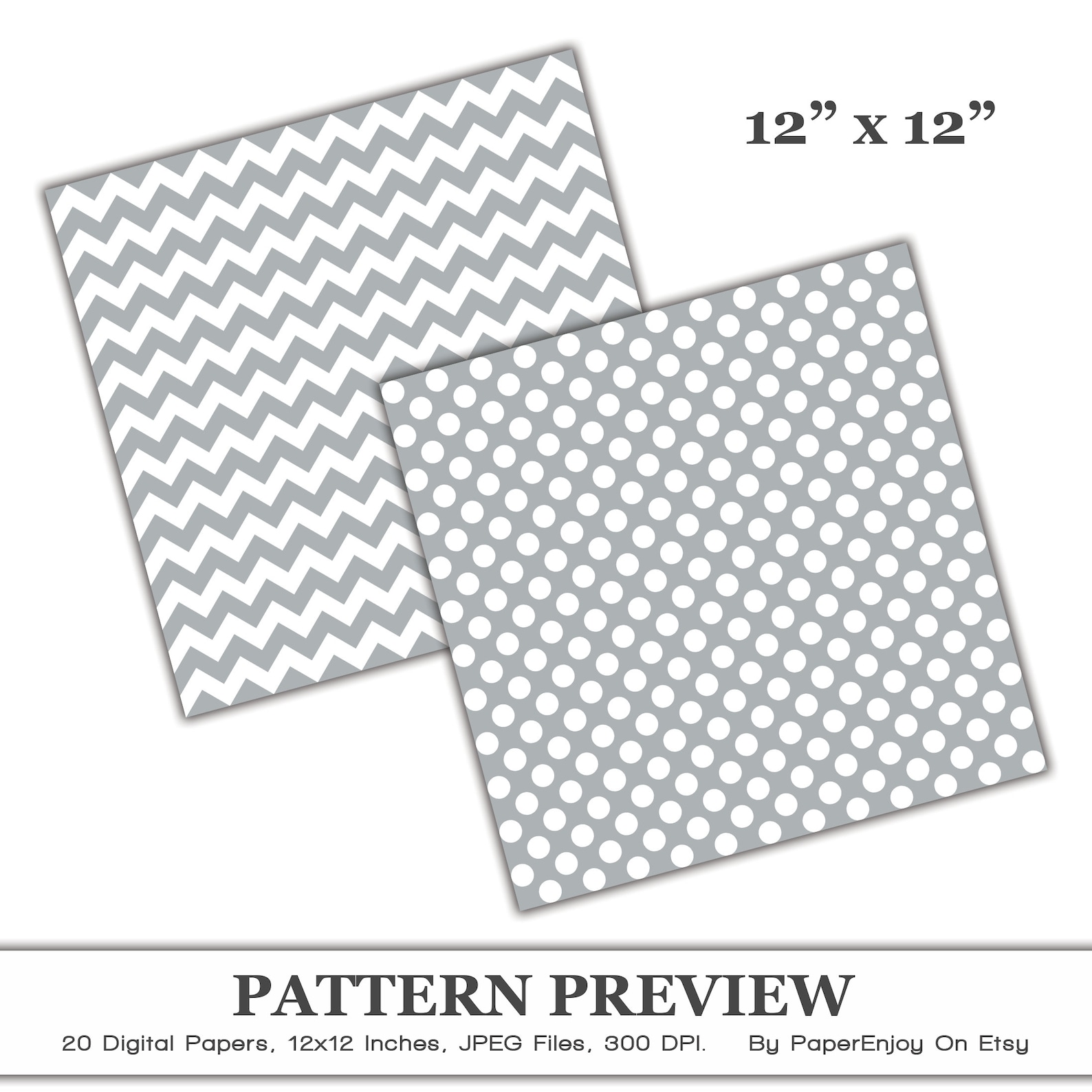 Gray Digital Paper, Grey Digital Pattern, Grey Chevron Paper, Gray ...