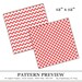 Red Digital Paper, Red Digital Pattern, Red Chevron Paper, Red ...