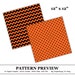Orange and Black Digital Paper - Orange Digital Paper, Halloween ...