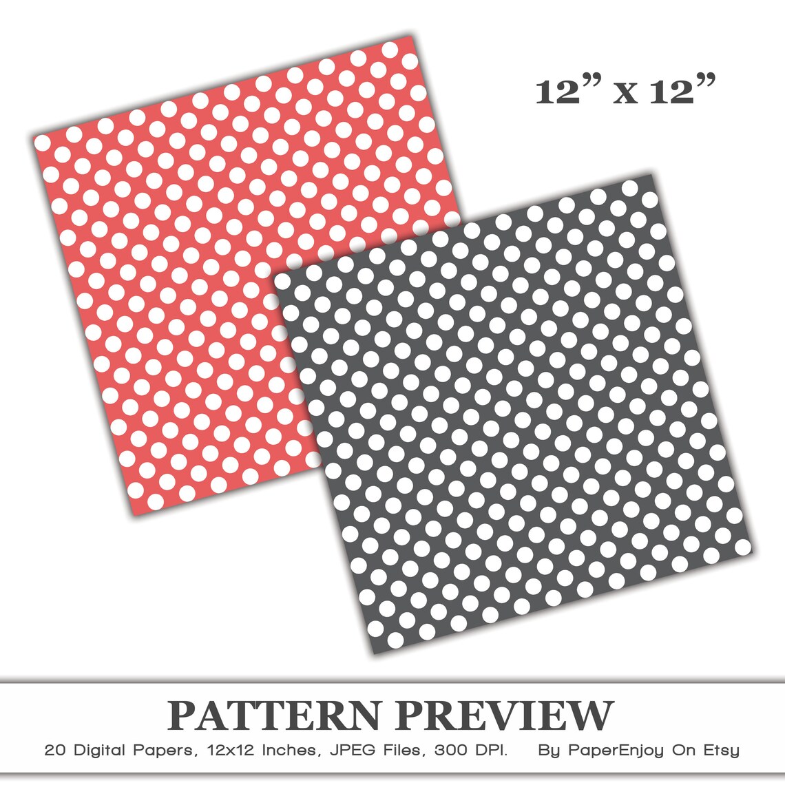 Polka Dots Digital Paper, Pastel Polka Dot Pattern, Rainbow Digital ...