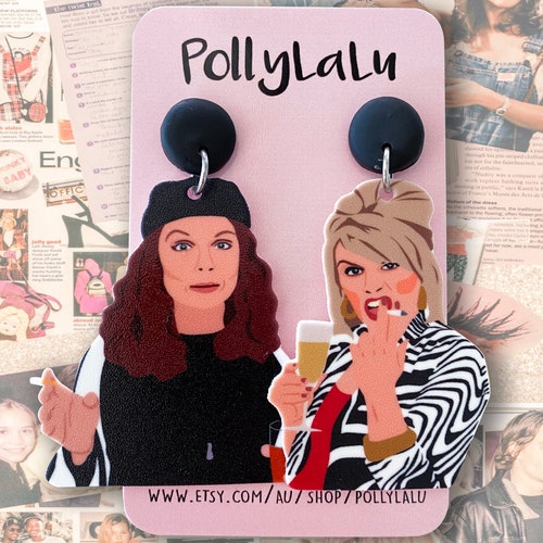 Absolutely Fabulous Sweetie Darling Patsy and Edina. Ab Fab | Etsy