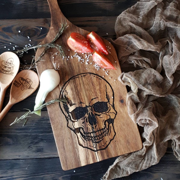 Skeleton Cutting Board - Etsy