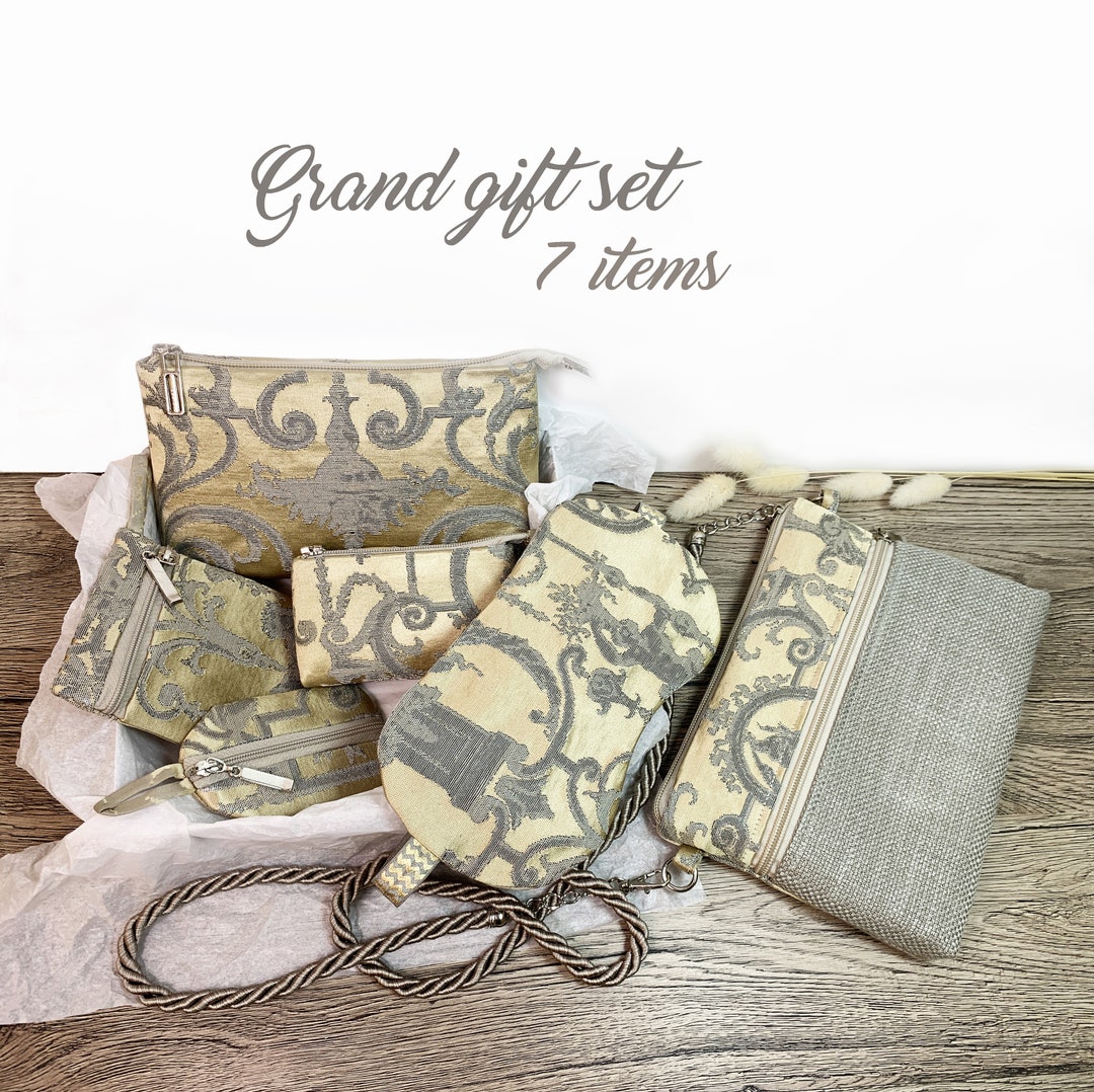 7 Items in One Set, Golden Gift Set, Grand Gift Set for Her, Set of ...