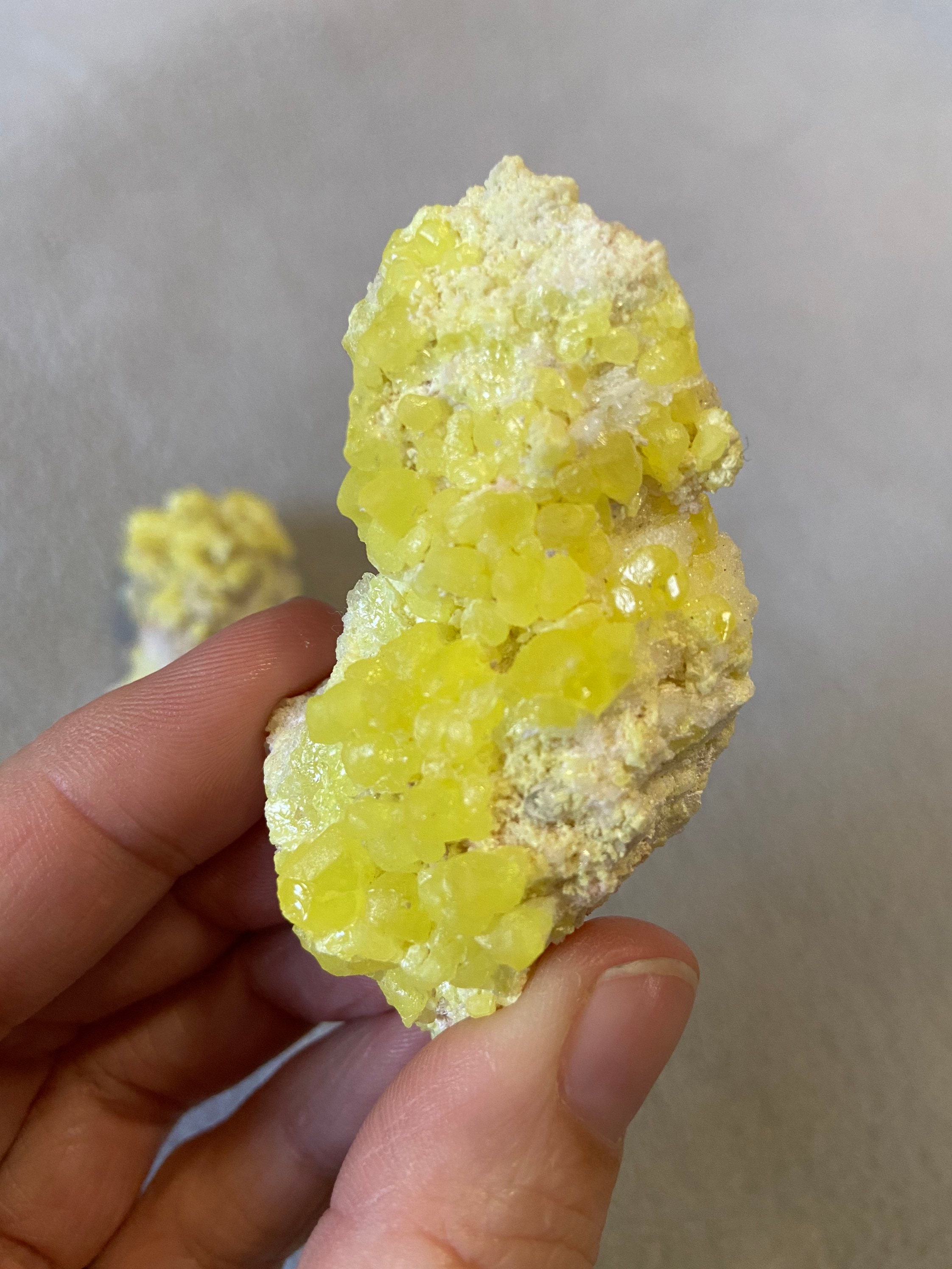 Sulfur Specimen on Quartz Matrix - Etsy