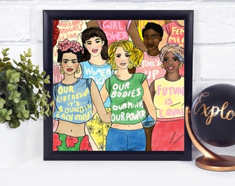 Feminist poster | Etsy