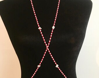 Glass Pearl Body Beads Body Pearls Body Chain Pearl | Etsy