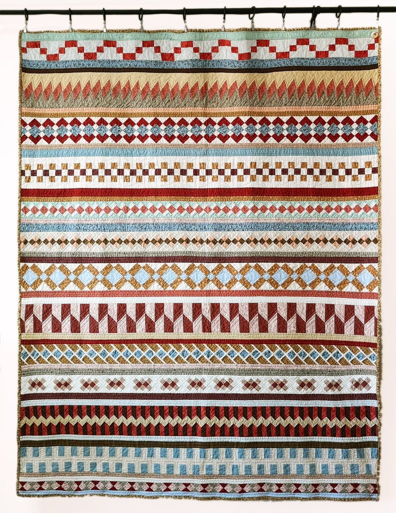 Seminole Patchwork Quilt Pattern | Etsy