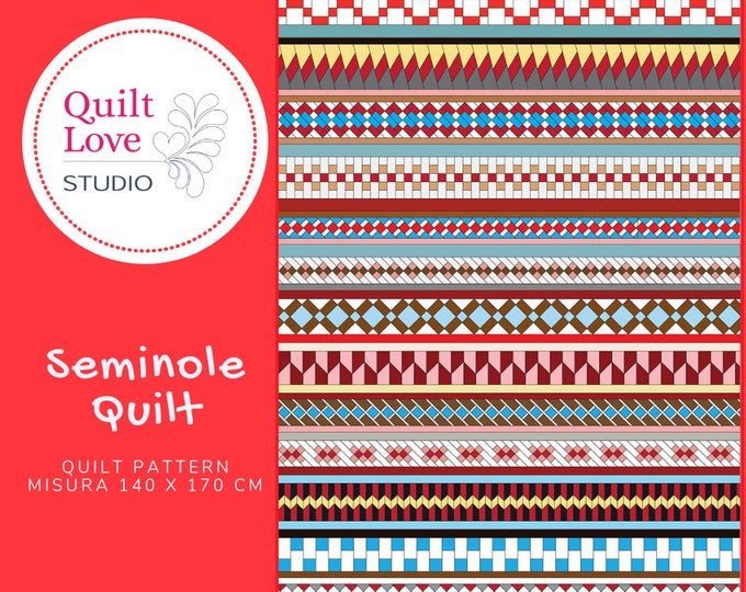 Seminole Patchwork Quilt Pattern - Etsy