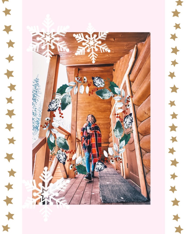 50 CHRISTMAS STICKERS Pack for Any Picture Instagram Stories | Etsy