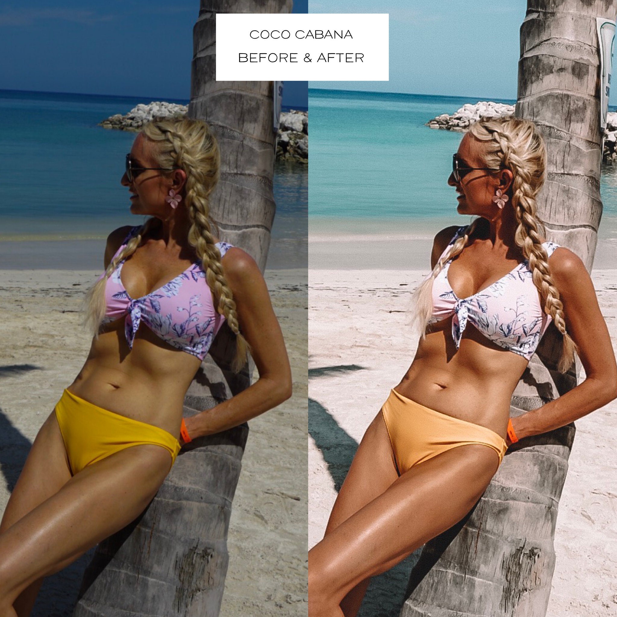 COCO CABANA AGLOW Mobile Lightroom Preset Filters Instagram | Etsy