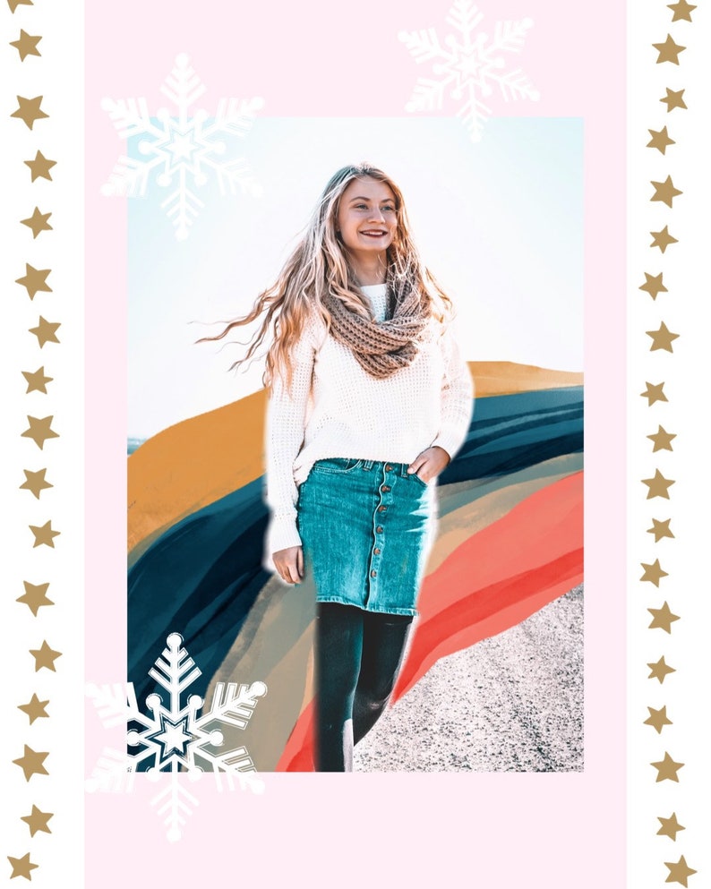 50 CHRISTMAS STICKERS Pack for Any Picture Instagram Stories | Etsy