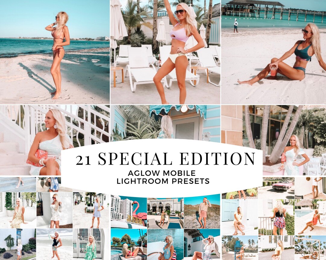 21 Special Edition Lightroom Preset Bundle, Aglow Lightroom Presets, Travel, Best Presets ...