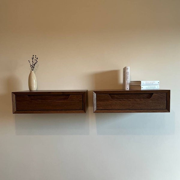 Wall Mounted Bedside Drawer - Etsy