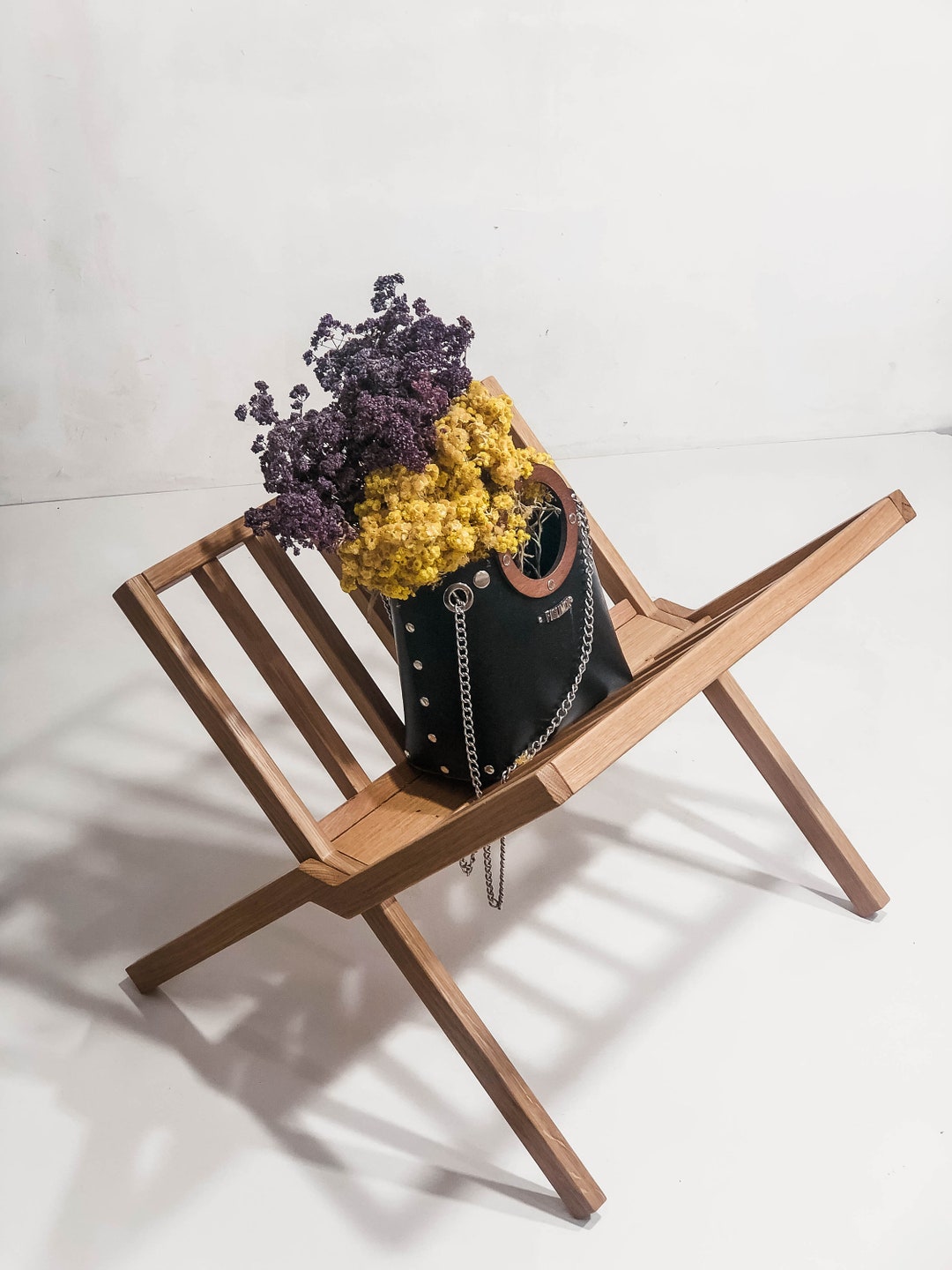 Wooden Bag Stand, Bag Place, Bag Holder, Entryway Furniture, Luggage ...