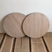 Round Wood Oak Table Top, Solid Wood Rustic Table Top, Dining Wood ...