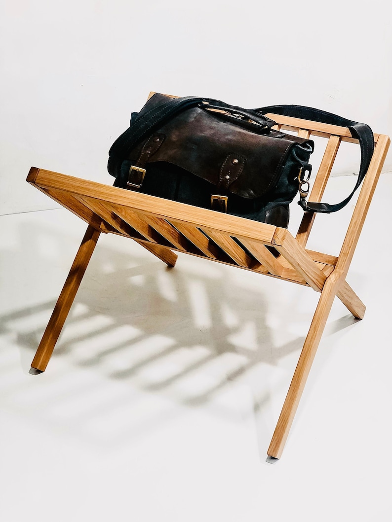 Wood Bag Stand Bag Place Bag Holder Entryway Furniture - Etsy