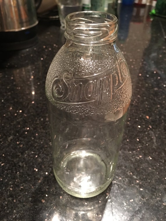 OLD SNAPPLE Glass Bottle Vintage design pre 2000's 500 ml | Etsy