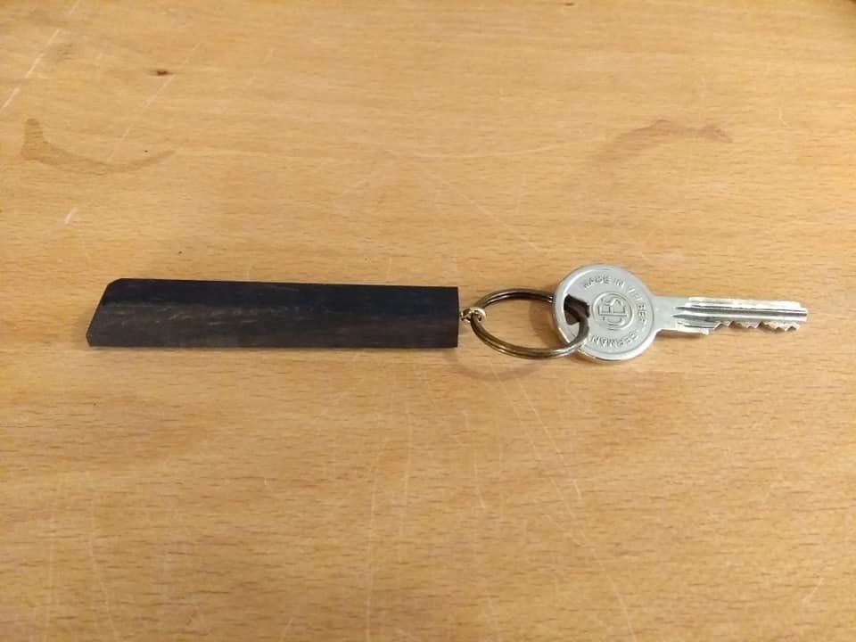 Black Piano Key Ebony Keychain - Etsy