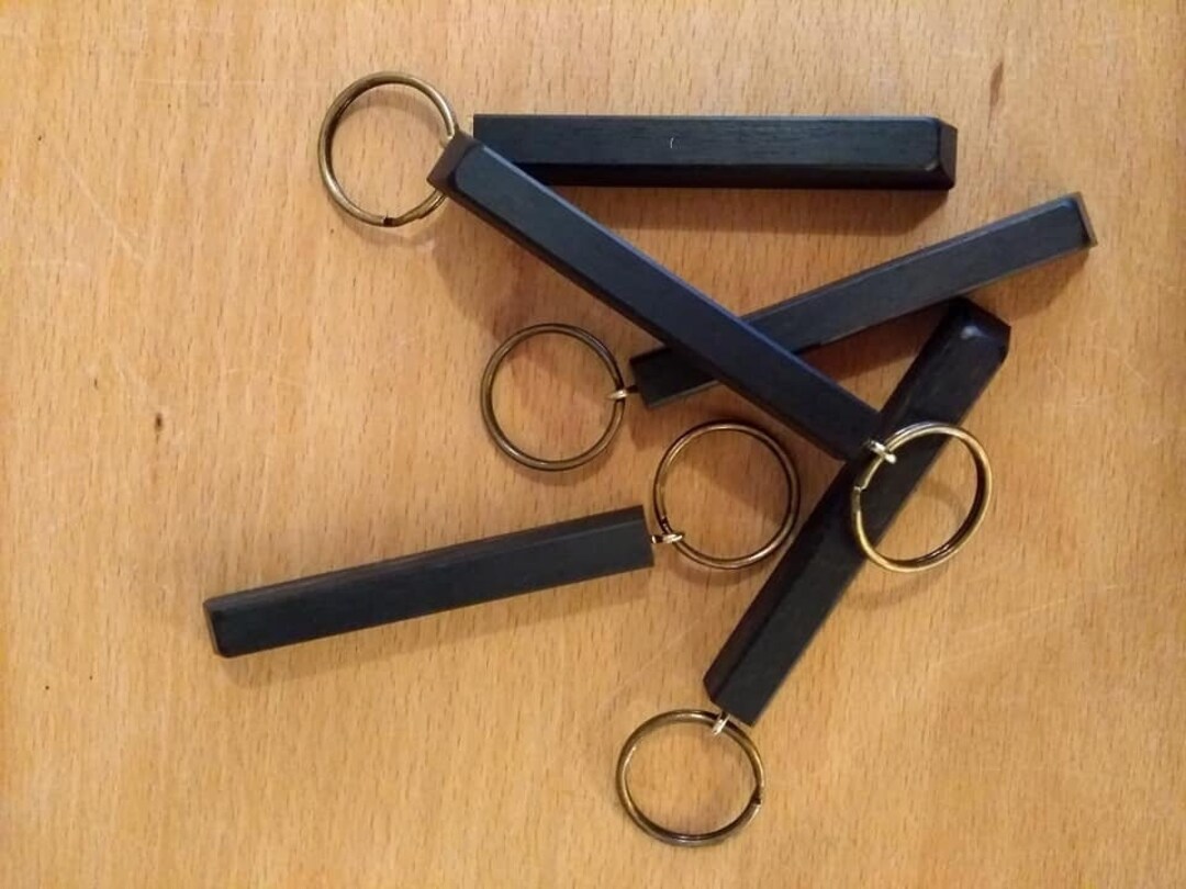 Black Piano Key Ebony Keychain - Etsy