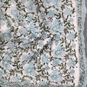 PALM Reversible Quilts/jaipuri Razai/soft Quilt/hand Block Print Quilt ...