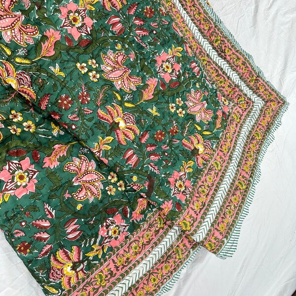 Indian Cotton Quilt - Etsy