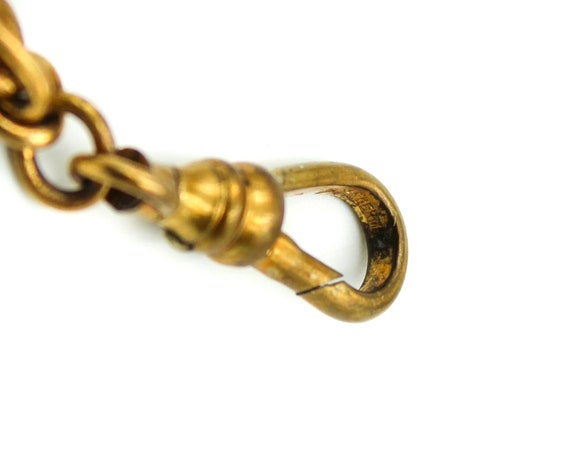 Vintage Germany Gold Filled Pocket Watch Chain 24" Gr… - Gem