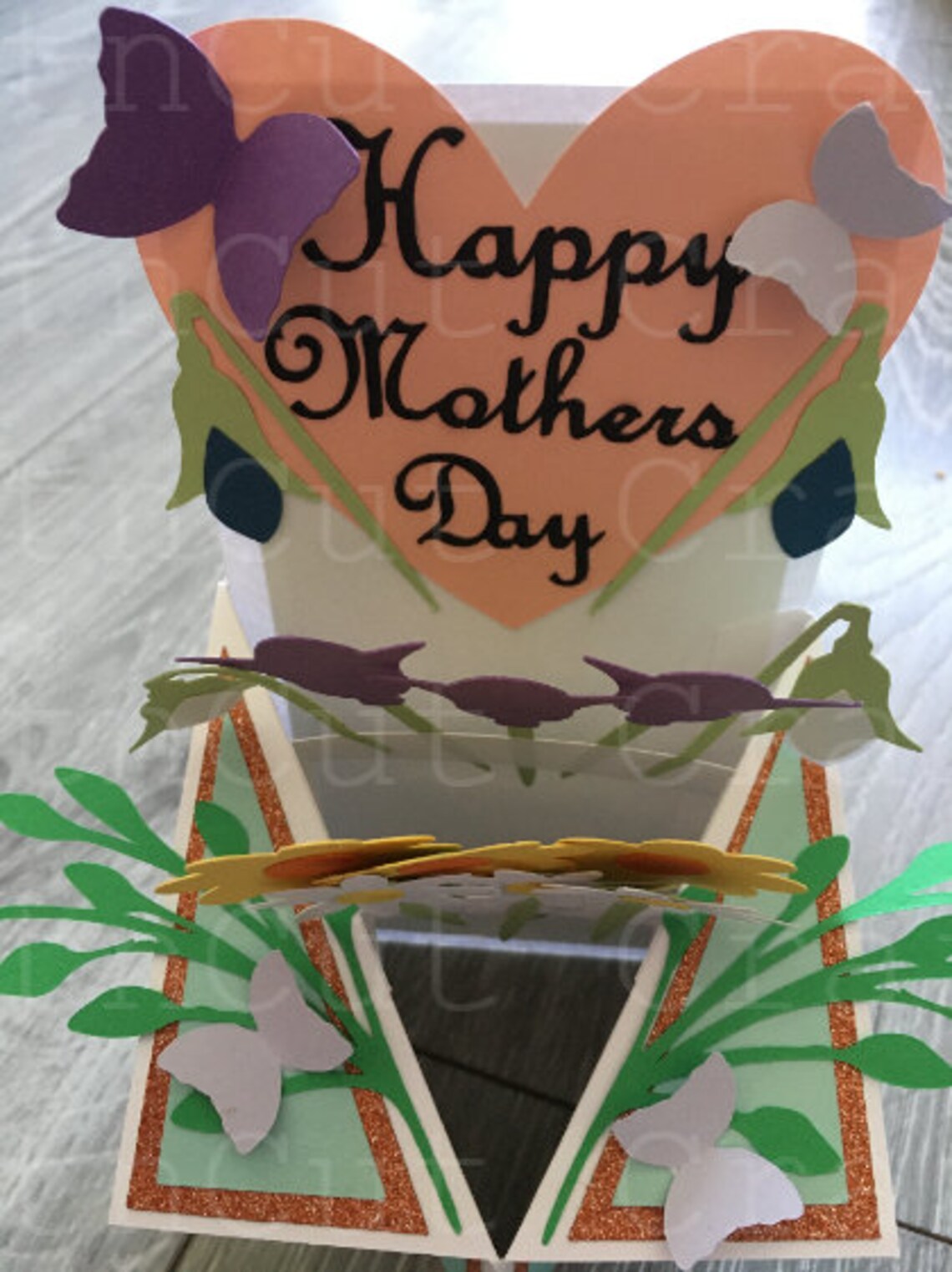 Mothers Day 3D Card SVG - Etsy UK