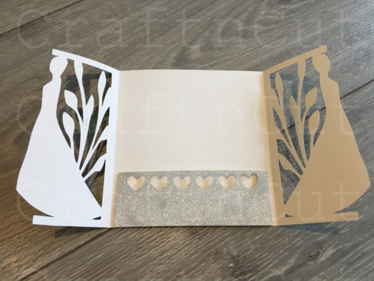 Tri fold wedding invitation with inserts | Etsy