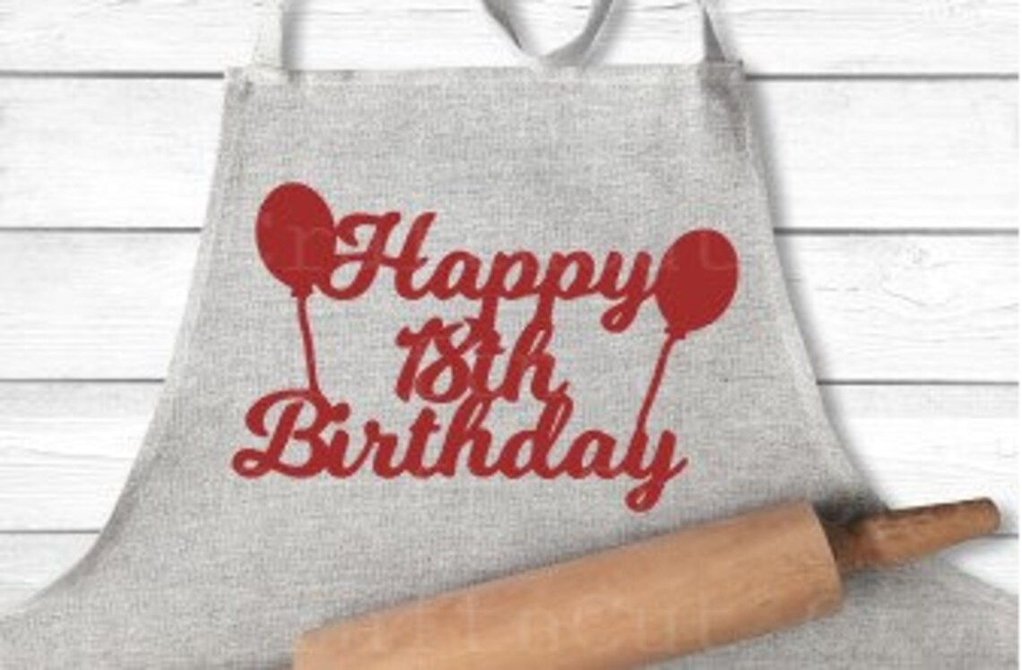 Happy 18th Birthday Sign SVG - Etsy UK