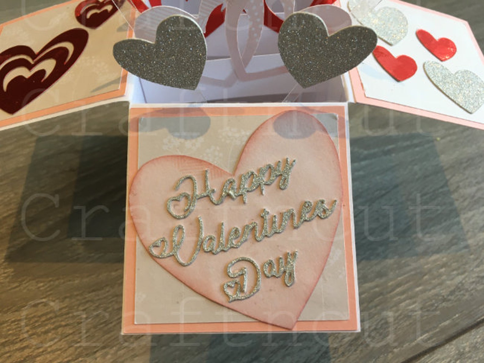 Valentines Day Box Card - Etsy UK