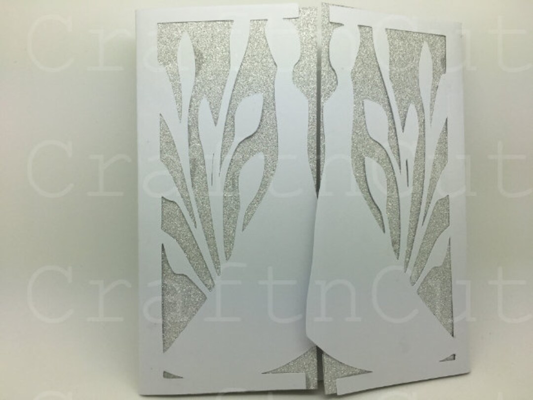 Tri Fold Wedding Invitation Bride & Bride - Etsy