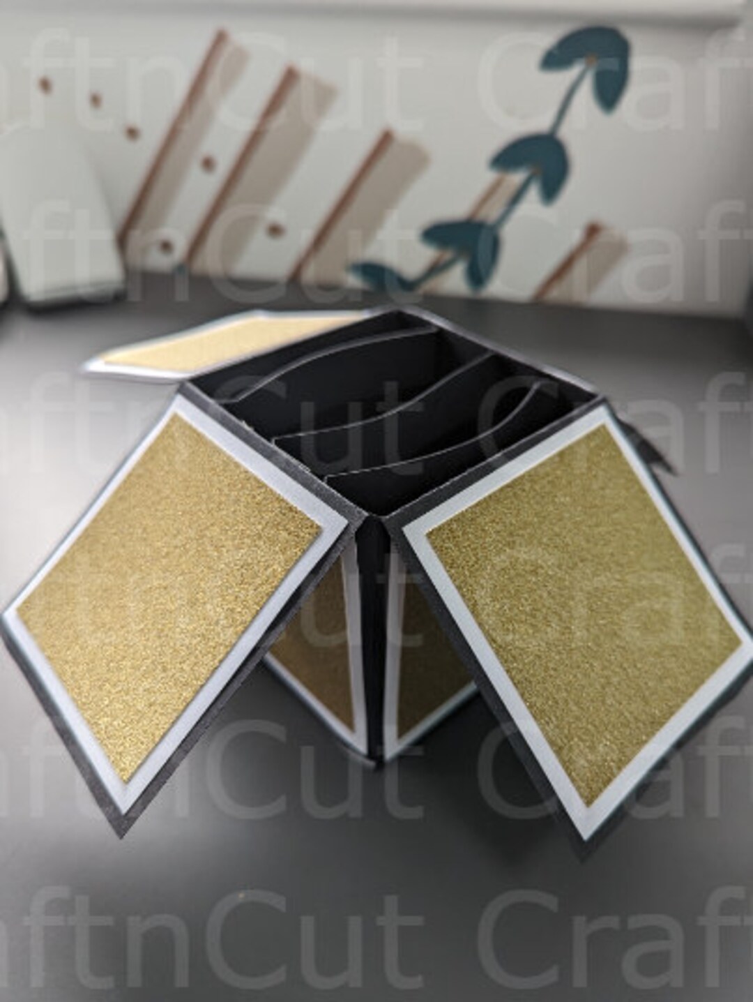 Big Box Card Two SVG - Etsy