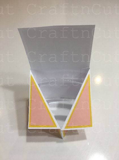 3D Triangle Card SVG - Etsy UK