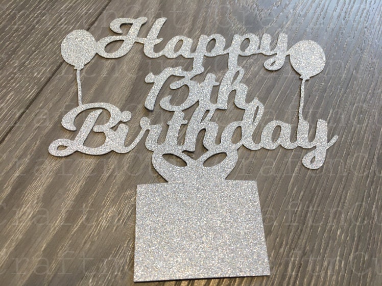 Happy 13th Birthday Sign SVG - Etsy