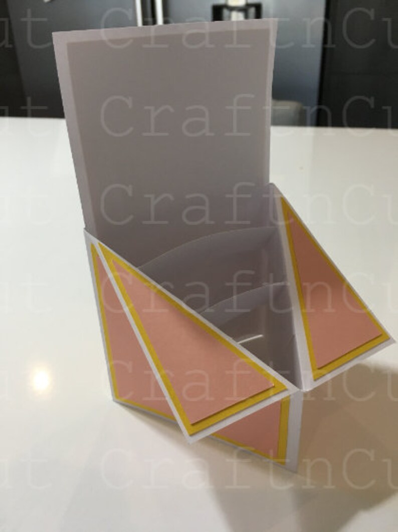 3D Triangle Card SVG - Etsy UK