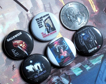 Horror Buttons | Etsy
