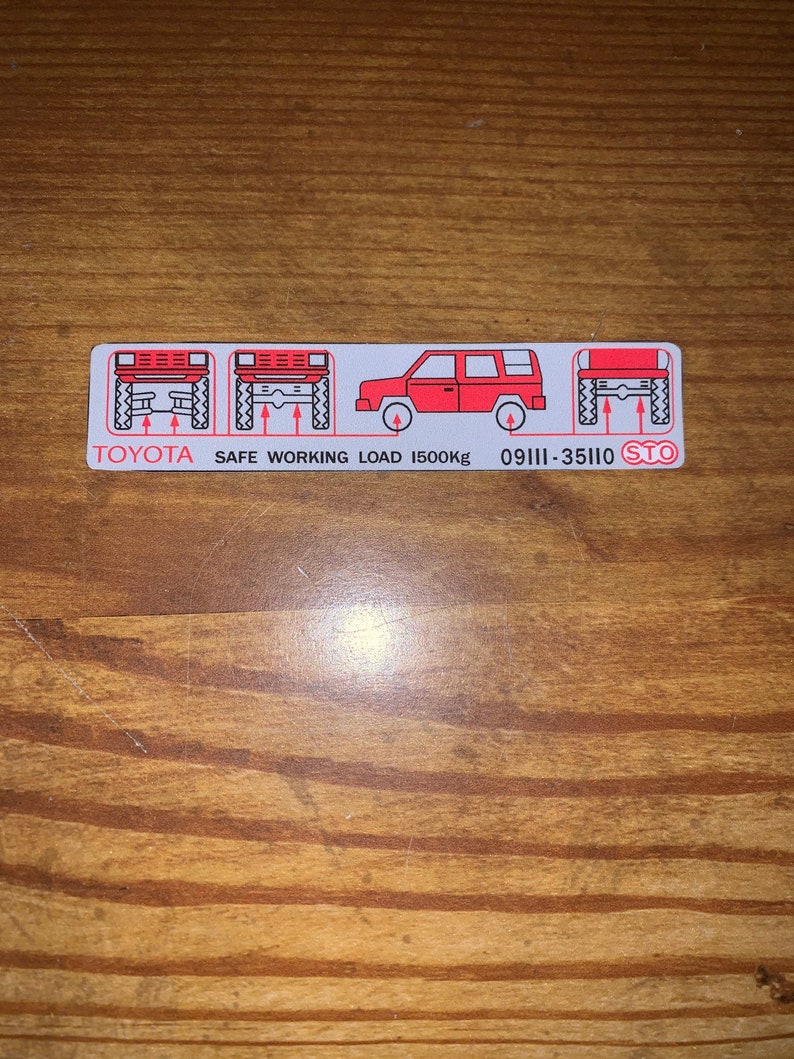 1984-89 Toyota Decals - Etsy