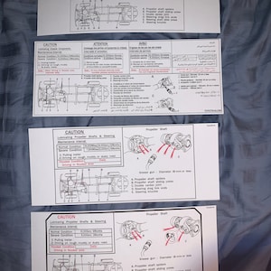 Toyota Pickup and 4runner Chassis Lube Grease Instructions Sun Visor ...