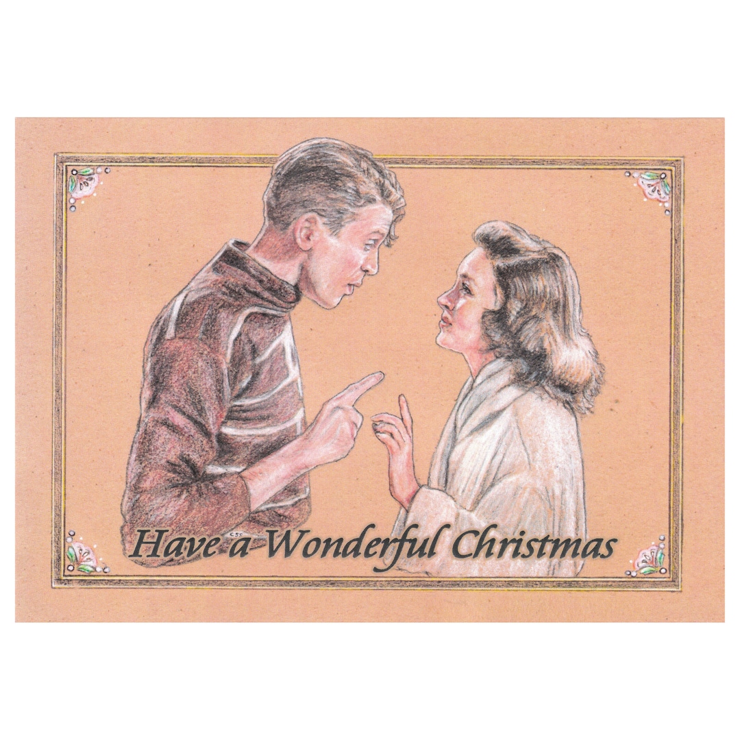 It's a Wonderful Life Christmas Card - Etsy UK