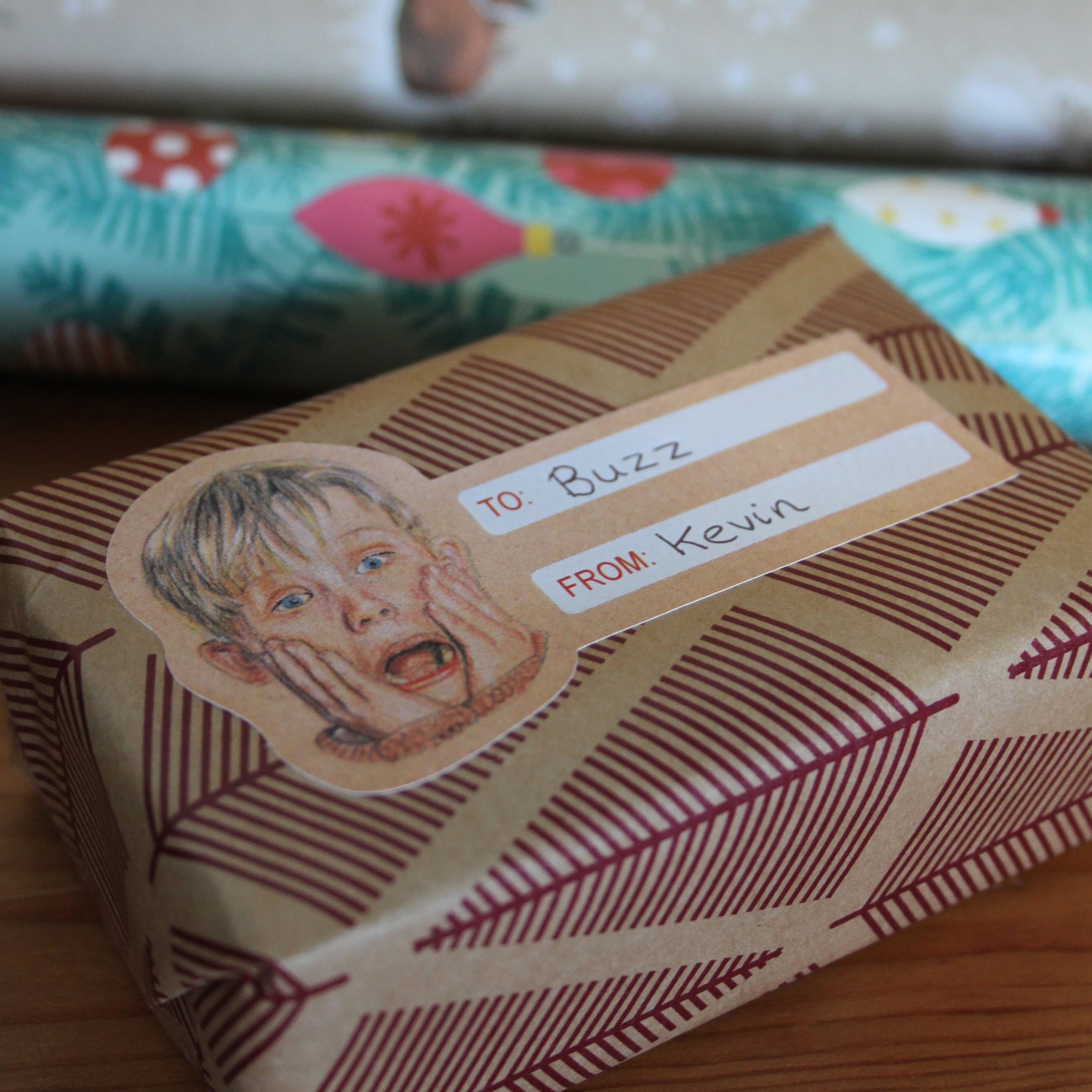 Home Alone Sticky Gift Labels - Etsy