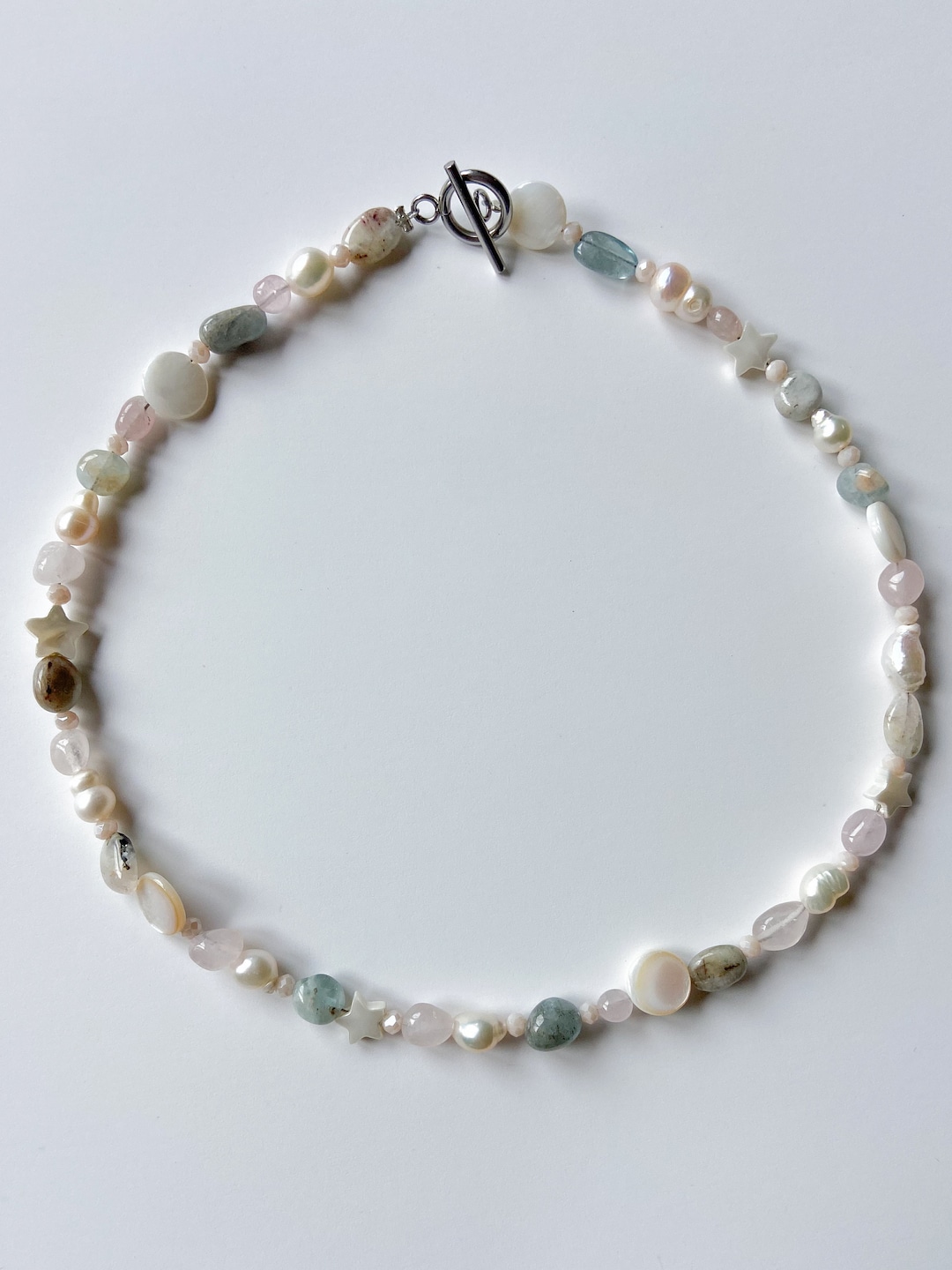 The “angela” Necklace! | Beaded Necklace | Star Freshwater Charm Beaded ...