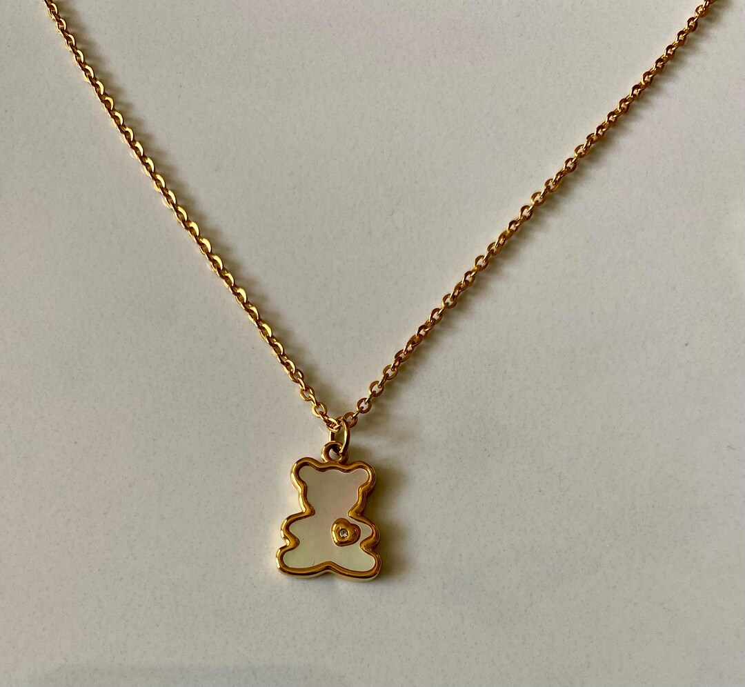 The “teddy” Gold Chain Necklace - Etsy
