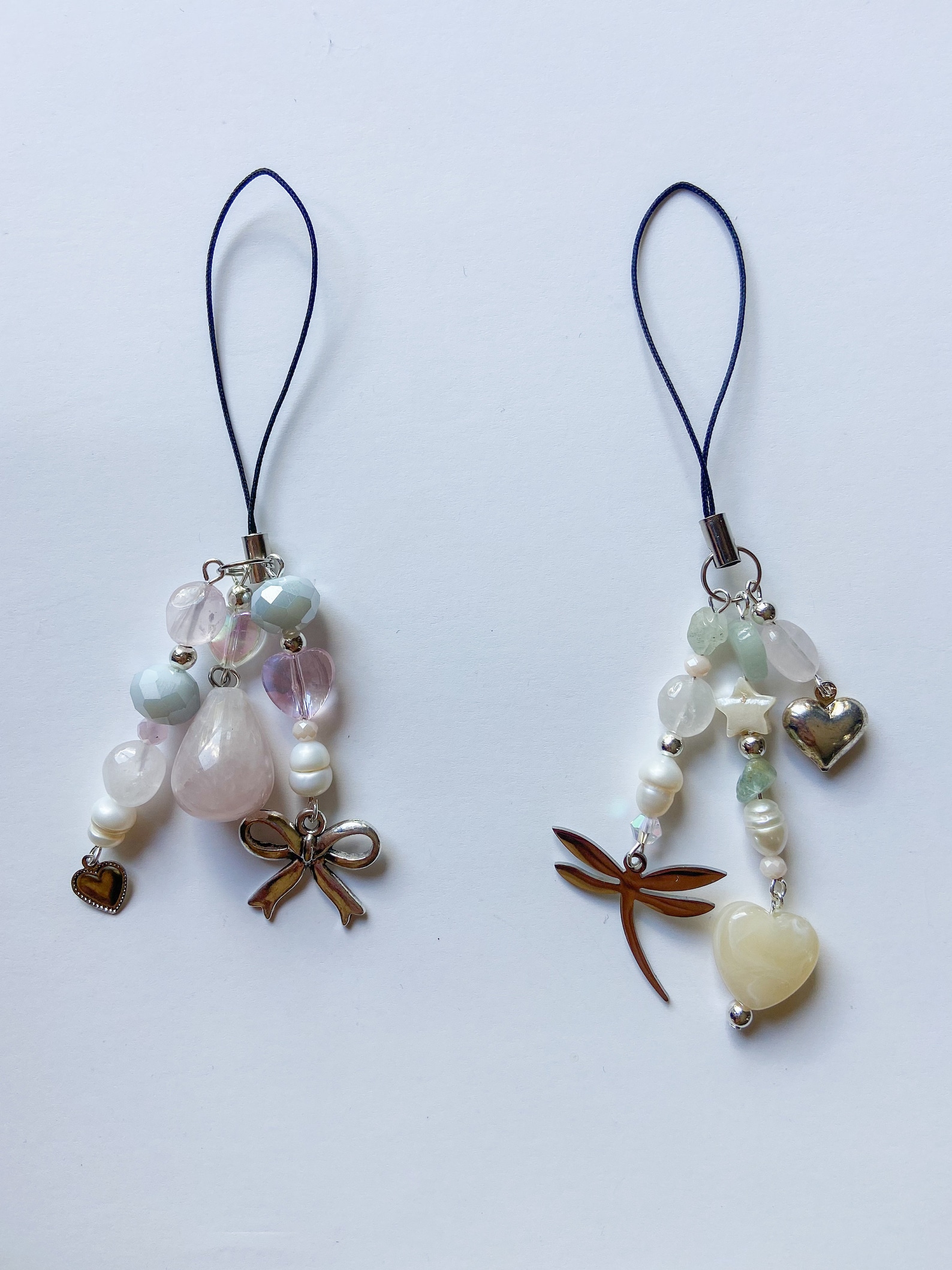 Cute Dainty Beaded Charm Keychains! - Etsy