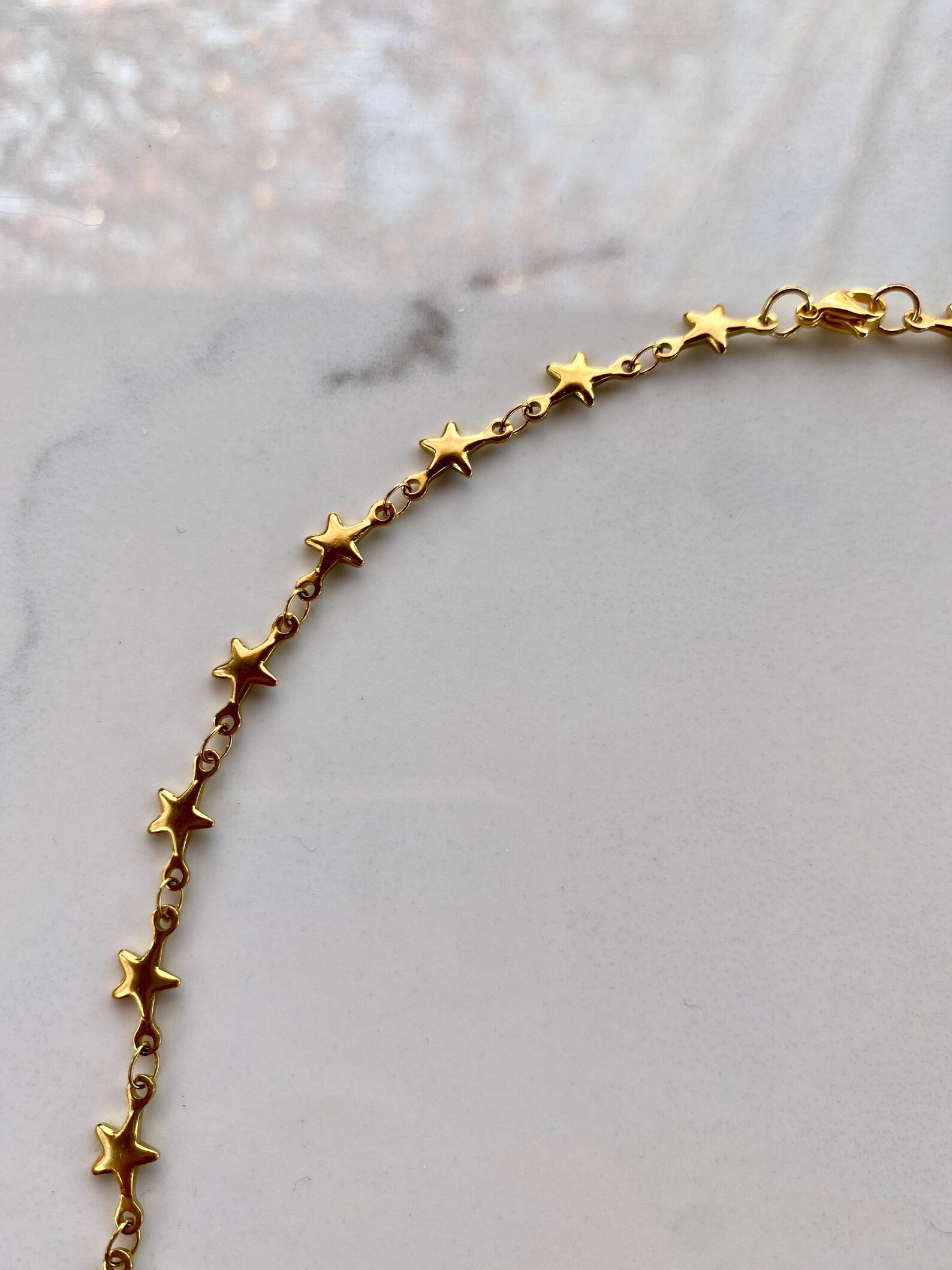 The “estrella” Necklace! | Gold Star Chain Necklace | Gold Dainty Chain ...