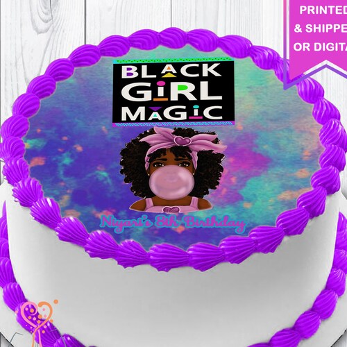 Melanin Confetti Black Girl Magic Party - Etsy