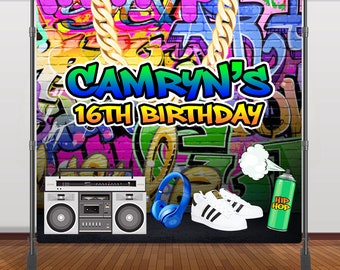 Hip Hop Backdrop - Etsy