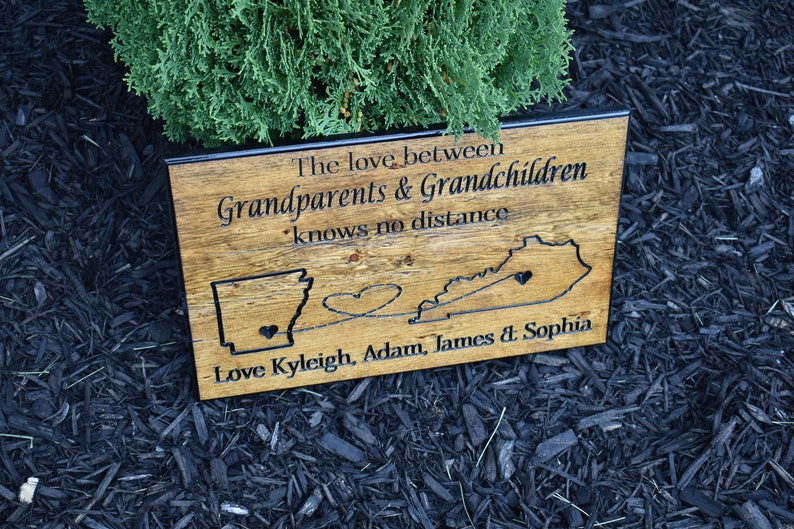 Grandma Gift Grandparents Sign Personalized50th Anniversary | Etsy